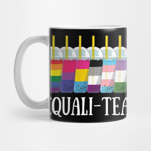 Equalitea Gay Pride Bubble Tea Lgbt Boba Milk Tea Rainbow Gay Bubble